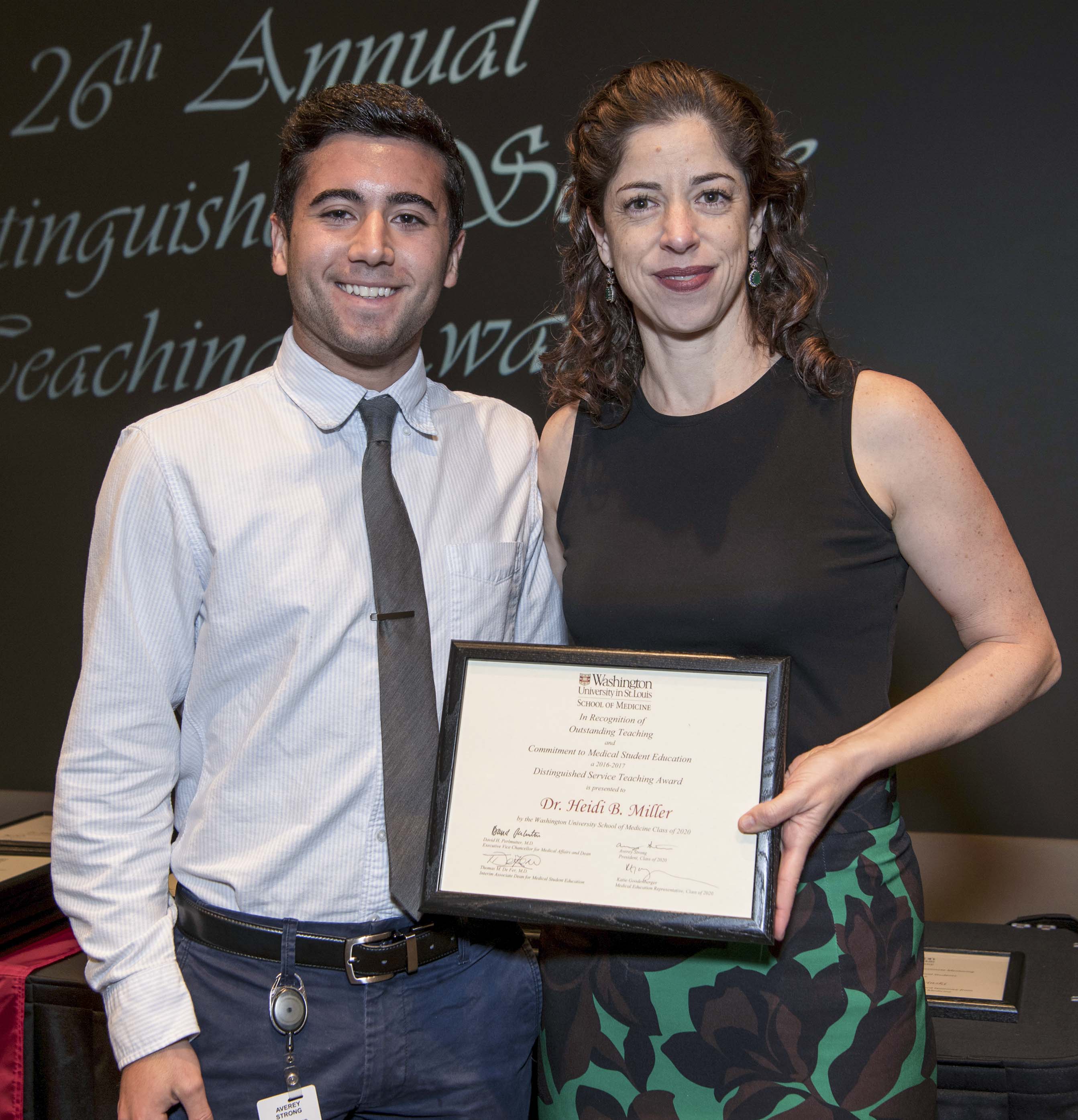 Distinguished Service Teaching Awards Photos - 2017 - John T. Milliken ...